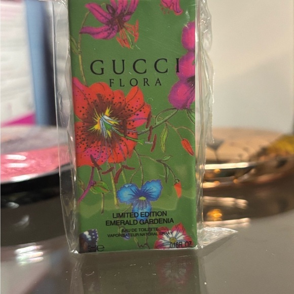 Gucci | Other | Gucci Flora Emerald Gardenia With Floral Design | Poshmark